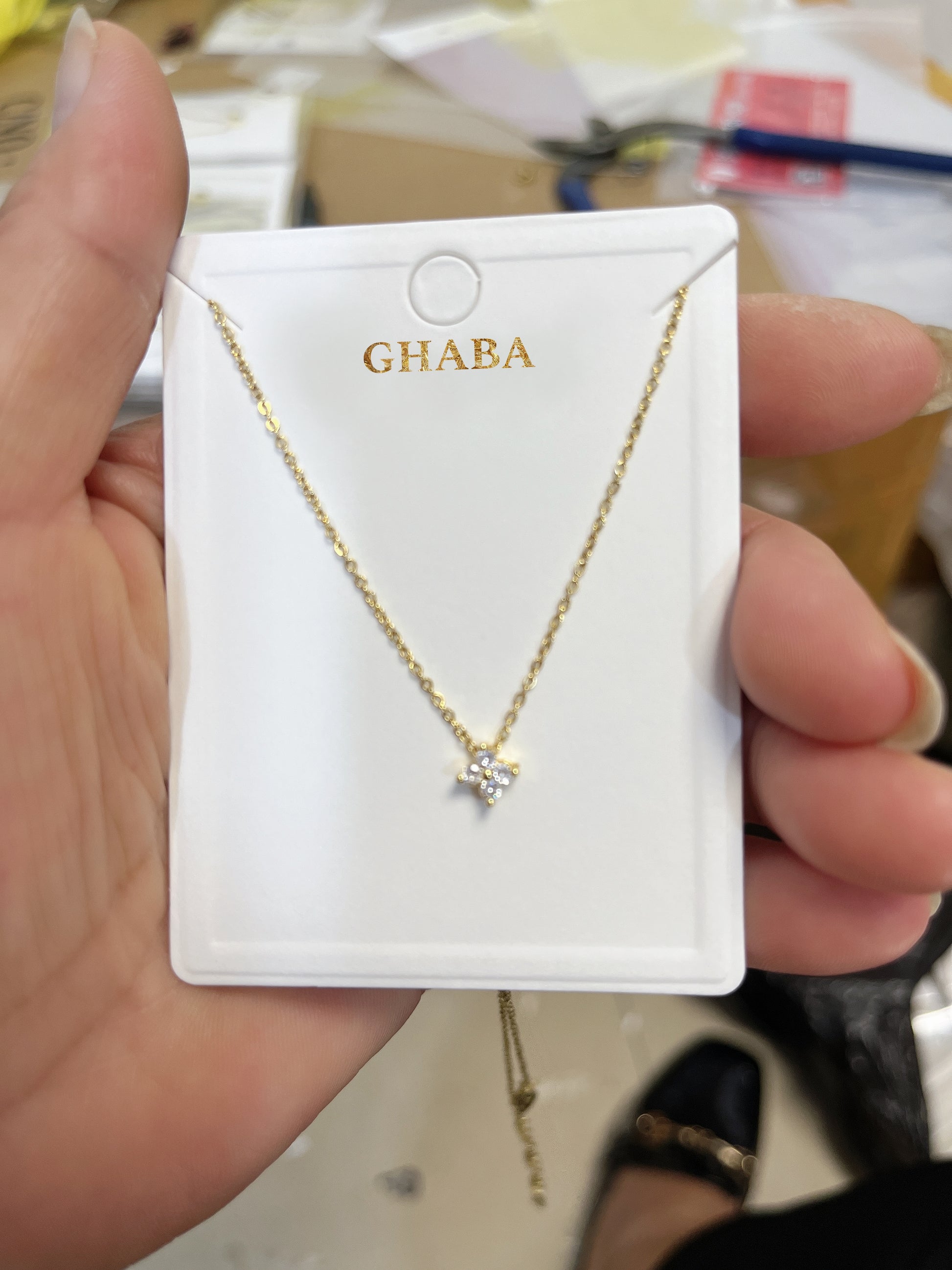 Japanese sakura necklace – Ghaba